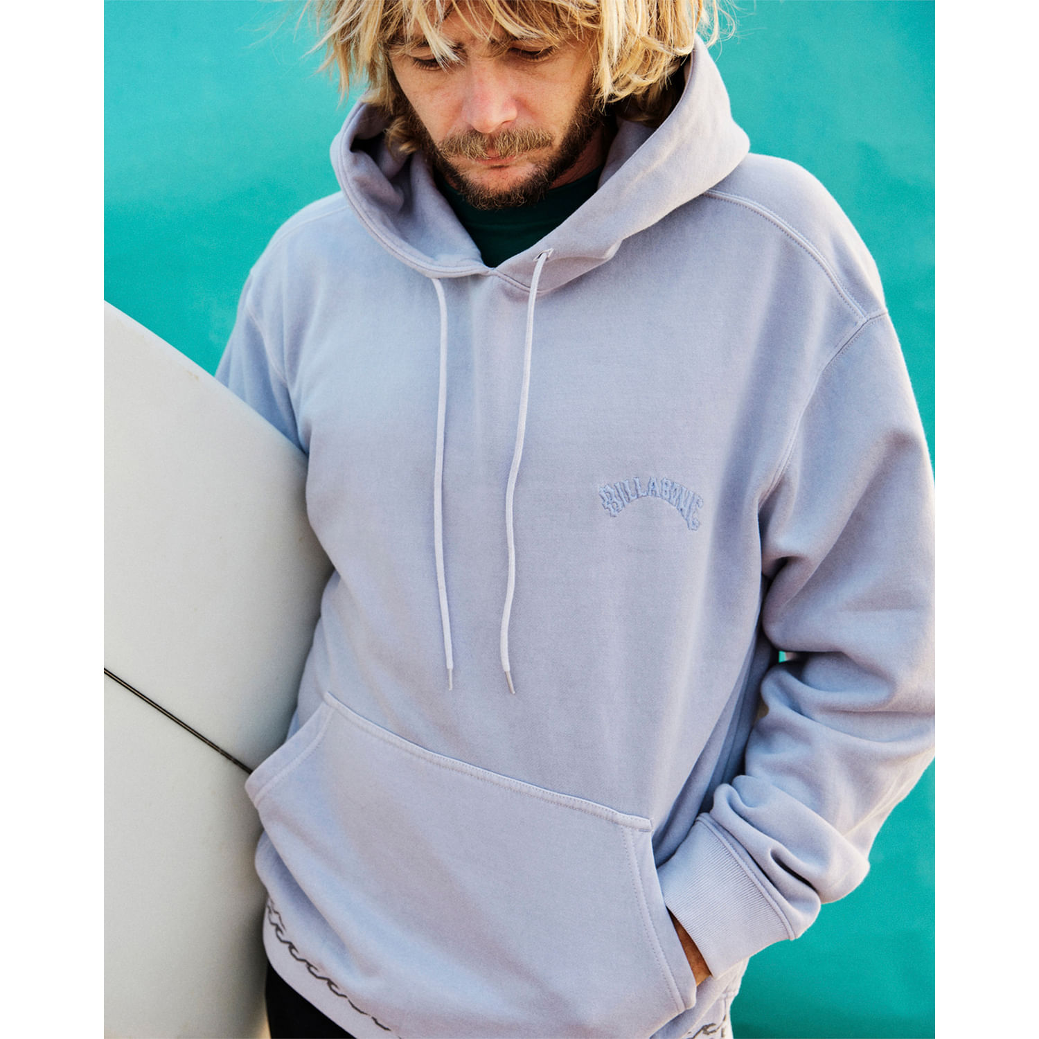 Polerón Hombre Wave Washed Organic Pullover Hoodie-Billabong Chile